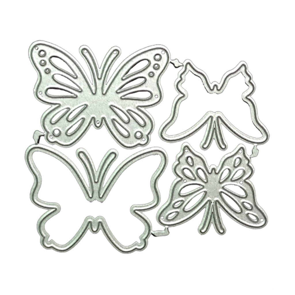 Бабочки Режущие Штампы Металлический Трафарет Шаблон Плесень Из Углеродистой Стали Плесень Тиснение Ремесло Украшение для Домашней Школы Сделать
