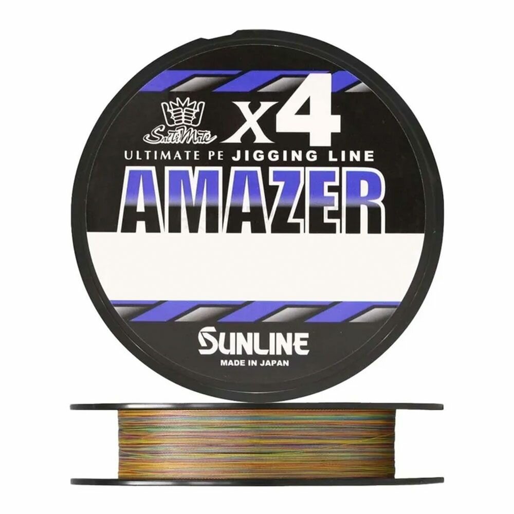 Плетёный шнур Sunline SM Amazer X4 300m #2.5 45lb 0.26mm 20.5kg multicolor
