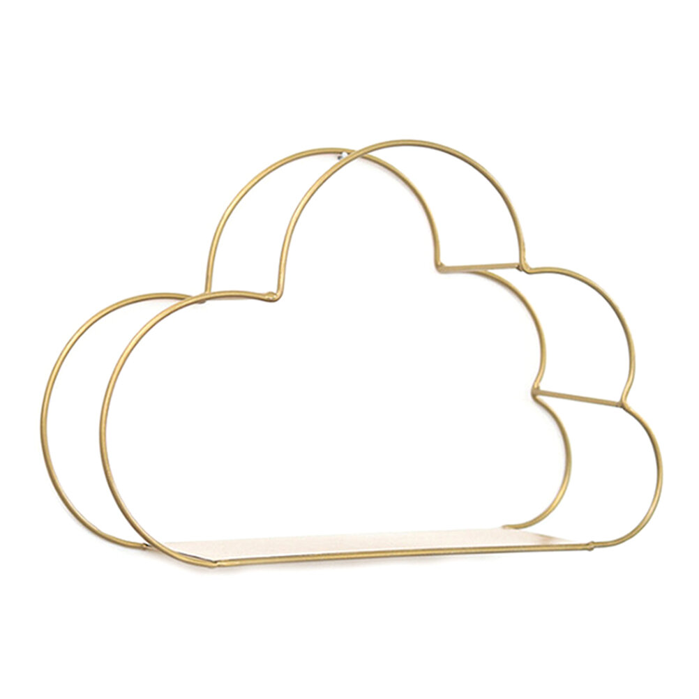 Декоративная полка в форме облака из скандинавского железа, настенная, держатель для хранения горшечных растений, демонстрация домашнего декора