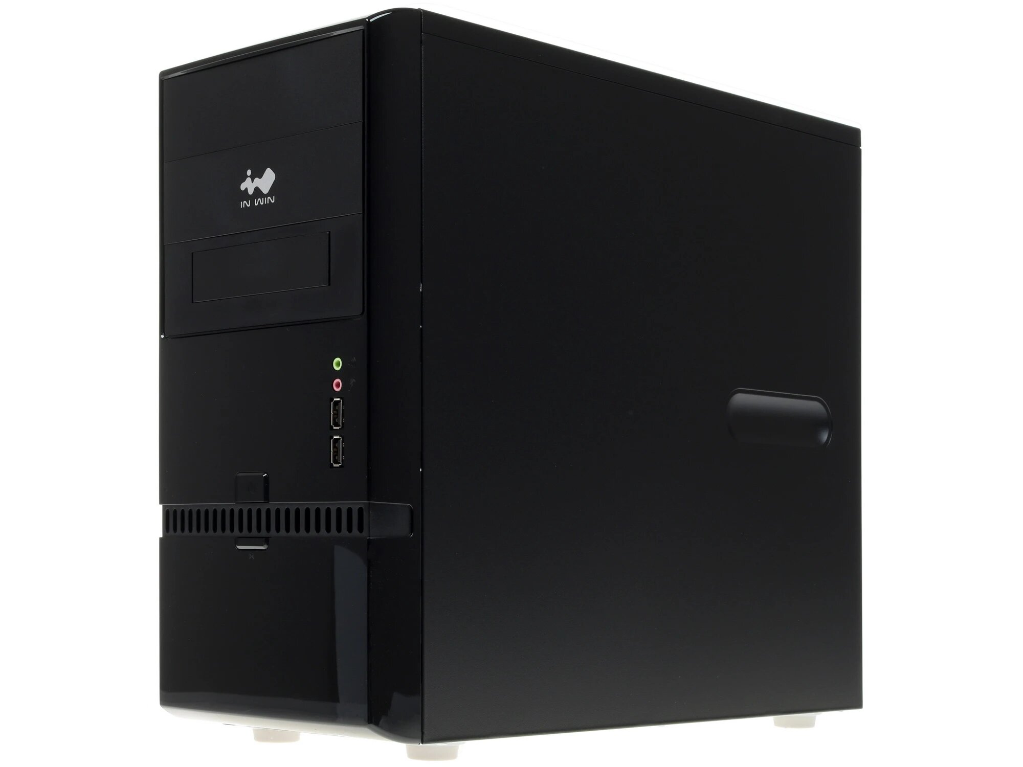 Корпус для компьютера InWin ENR022, черный. Mini Tower mATX 500W PM-500ATX