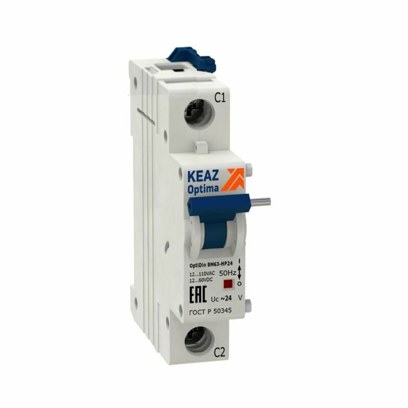 Расцепитель КЭАЗ независимый, OptiDin BM63-НР24