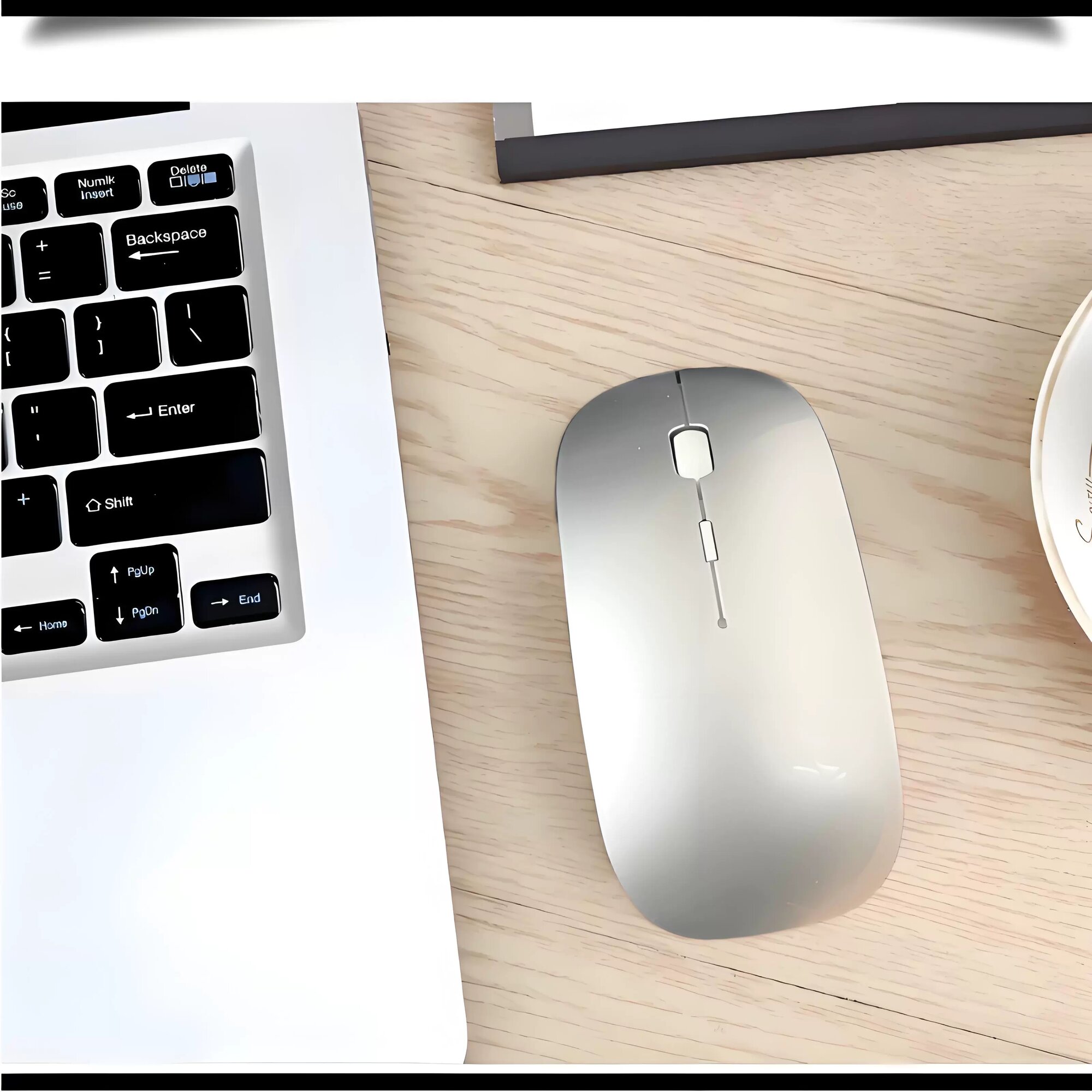 Беспроводная Bluetooth-мышь для ноутбуков Apple MacBook Pro, бесшумная, для моделей M1, M2, M3 (новая модель)