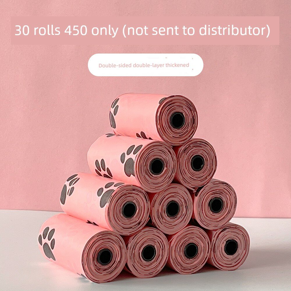 Пакеты для собачьих экскрементов, пакеты для уборки за животными, утолщенные биоразлагаемые пакеты для уборки за