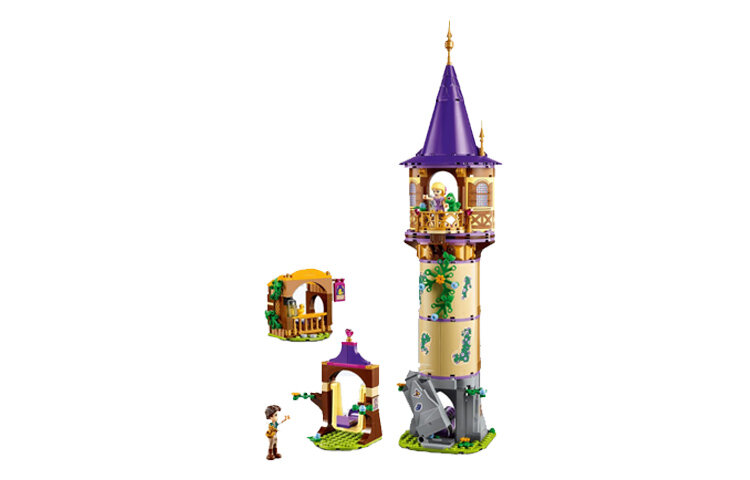 LEGO Long Hair Princess' Tower Plastic Building Blocks 301 600pcs 43187 null