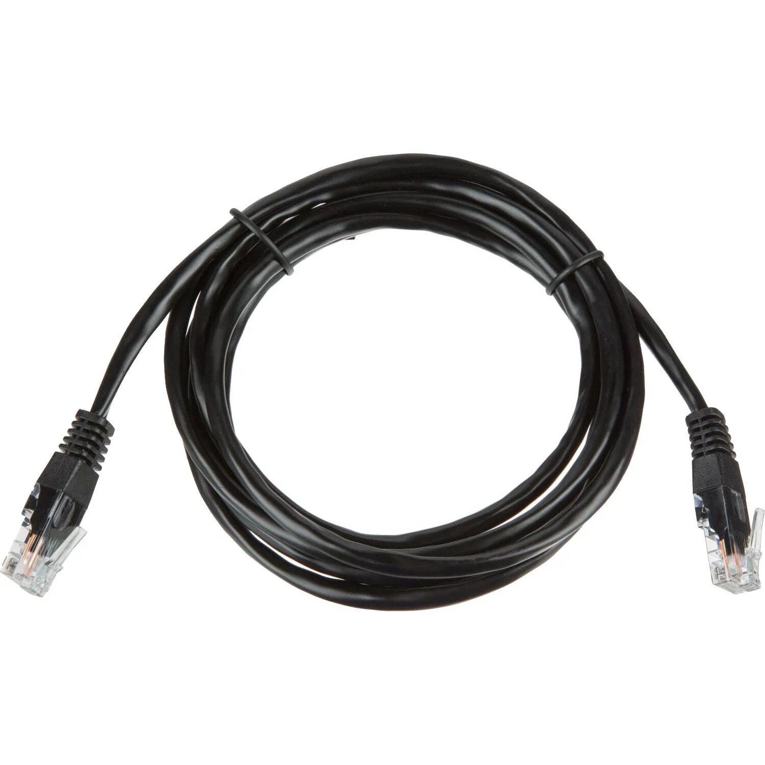 Патч-корд BigTech OPCC009 UTP CCA кат.5e/2м/литой/многожильный (черный)