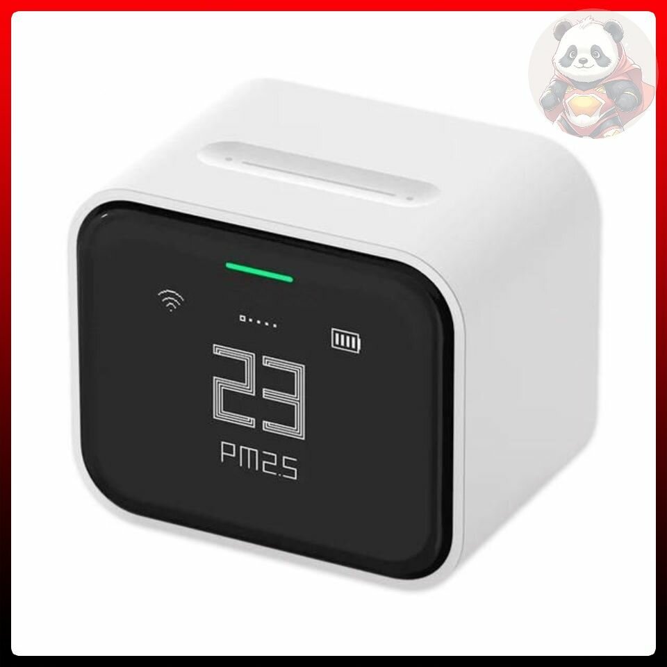 Анализатор качества воздуха Xiaomi Qingping Air Monitor Lite датчик углекислого газа СО2, 5 в 1 (температура, влажность СО2 PM2.5 PM10 - летучие частицы) MiHome Apple HomeKit CGDN1, Белый