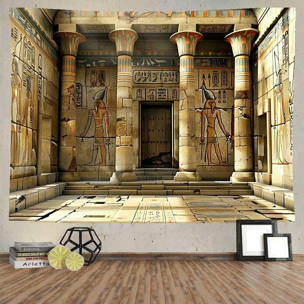 BeLOC Гобелен "ine Ive египетского храма гобелен древний Египет", 230 х 180 см