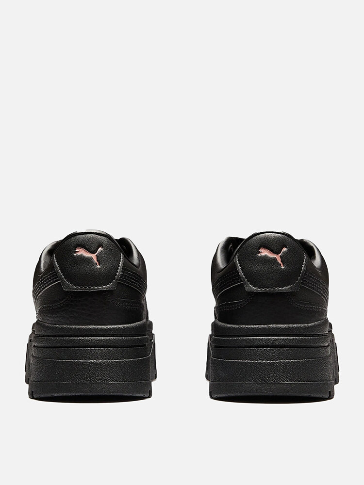 Кроссовки PUMA Mayze Stack Lthr Wns, полнота 6 (RU)/ на среднюю стопу, размер 37, черный — фото 1