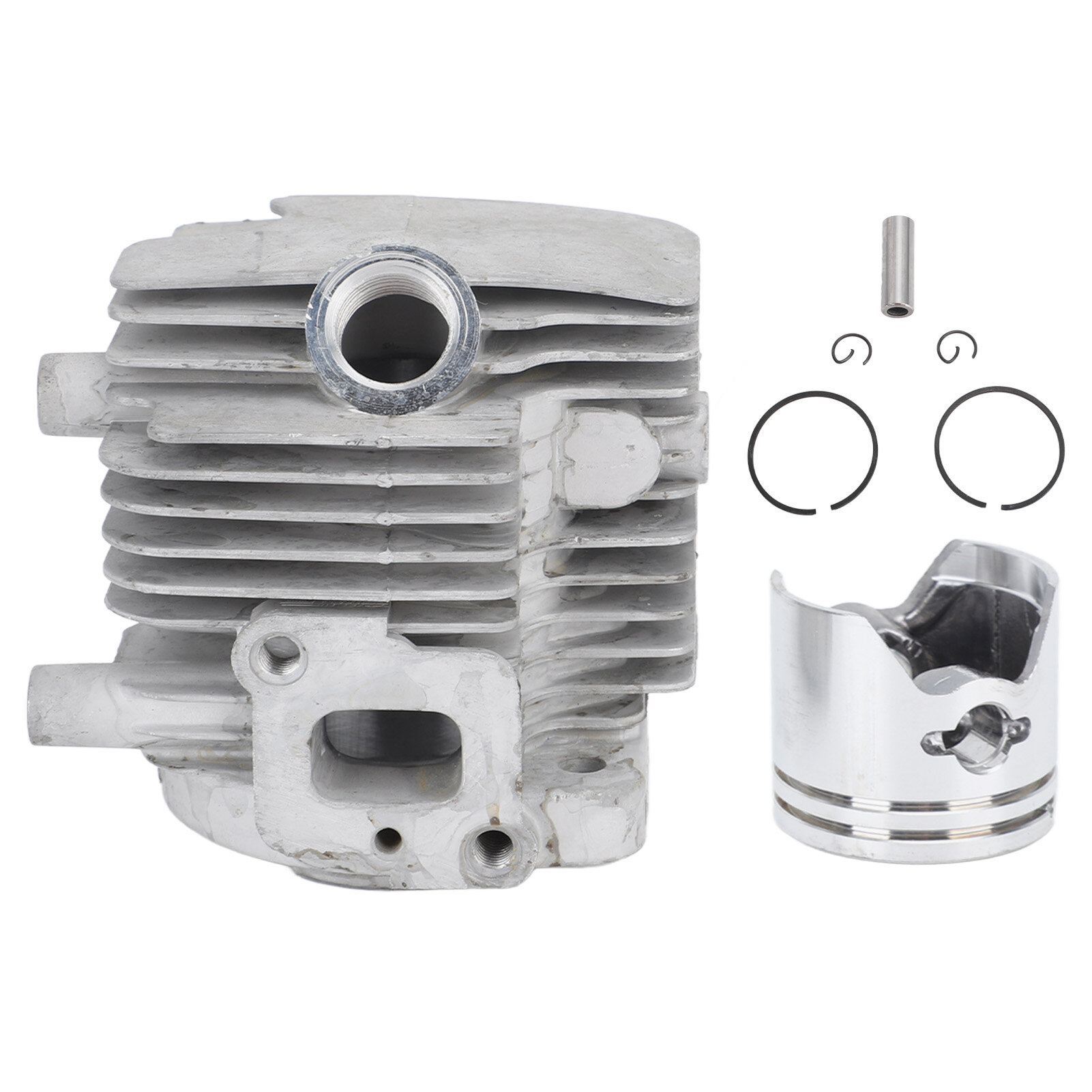 Цилиндровый поршневой сборка комплекта алюминиевого сплава 34 мм замена поршневого поршня для бензопилы G26L 226