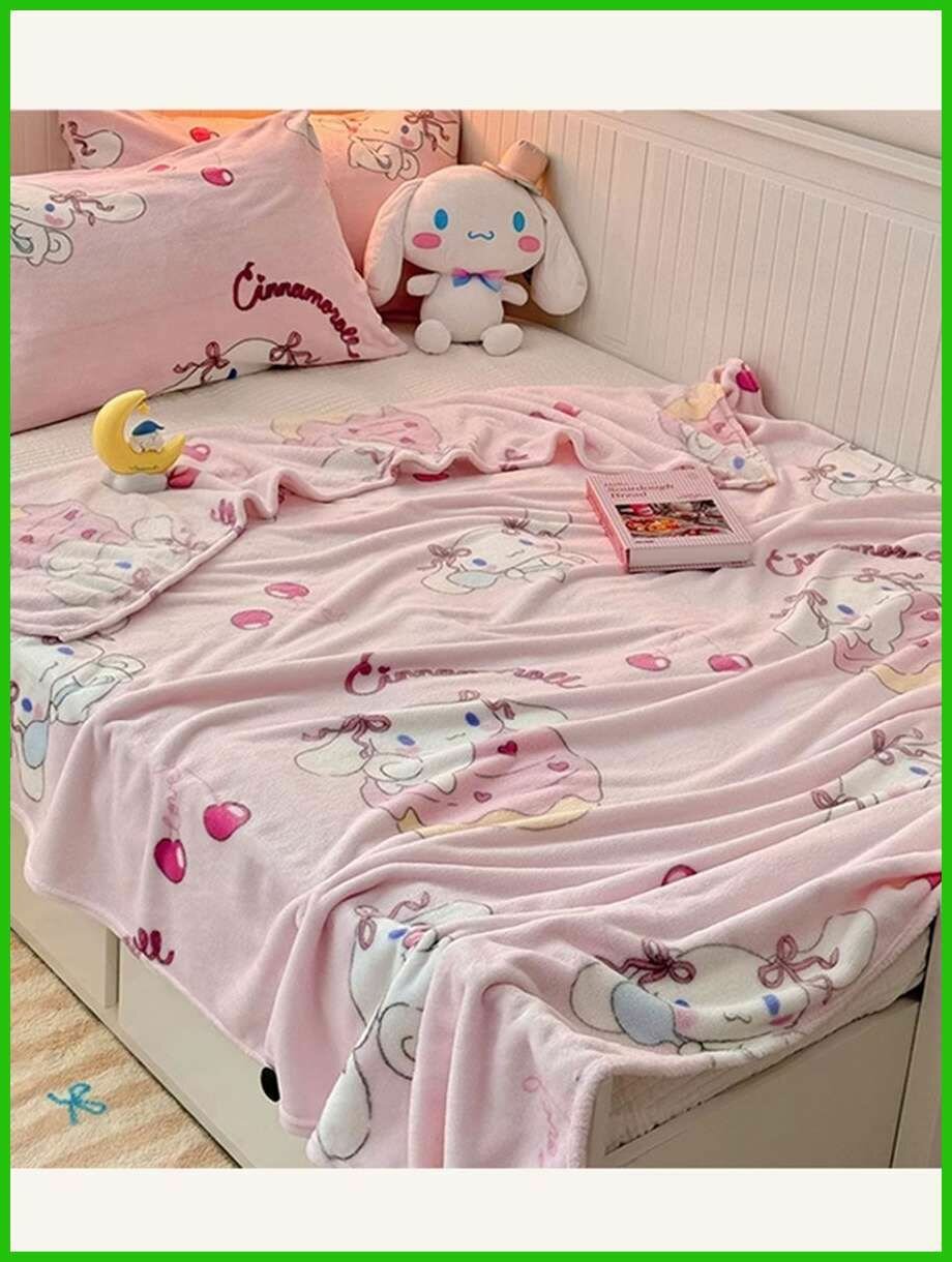 Шаль-одеяло "бант-hello ketty" 100x150cm/150x200cm/200x230cm