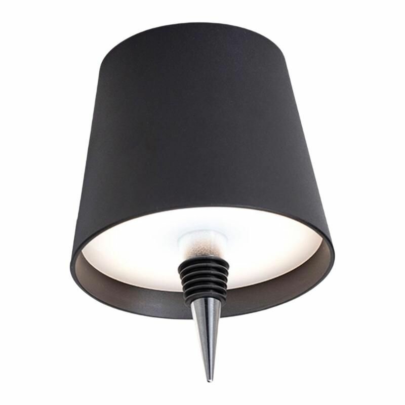 Ночник для бутылки вина-черный