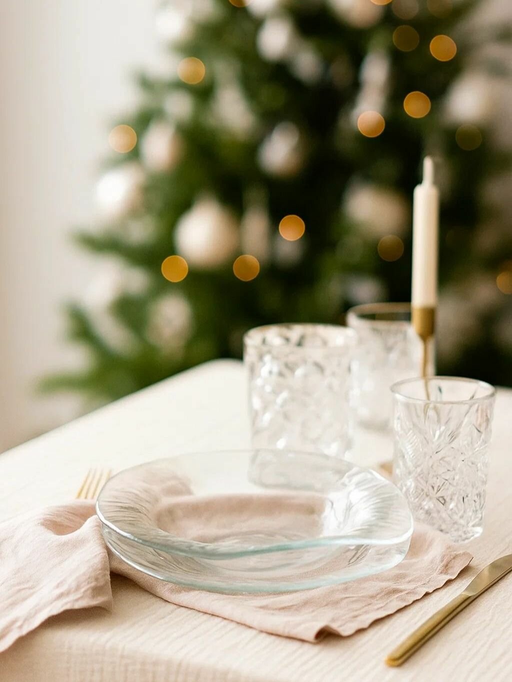 Тарелка глубокая, салатник прозрачный ArdaCam "Helix" 1 шт, 21см, 300 мл. Стекло