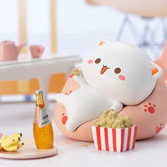 2025 Новый милый персиковый кот 2 сезона Lucky Cat Blind Box Игрушка-сюрприз Мультяшная кукла Модель Домашний подарок на день рождения
