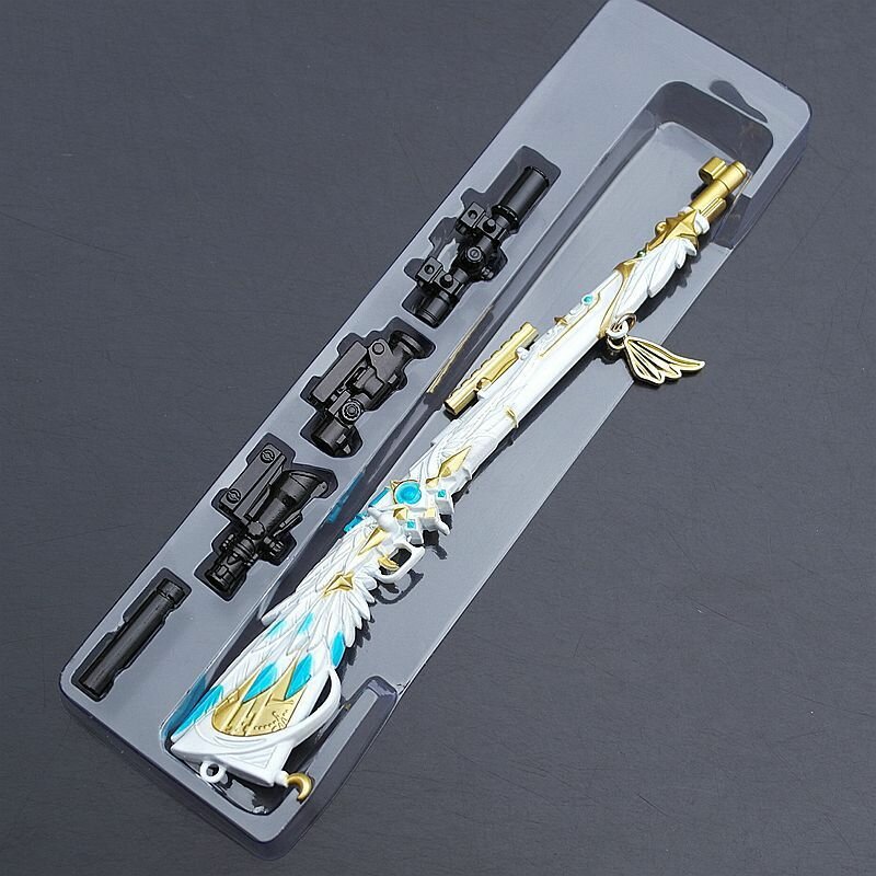 Боевое поле боя Battle Royale, оружие M24, AKM, M416, 98K, AWM, модель пистолета, брелок с кожей