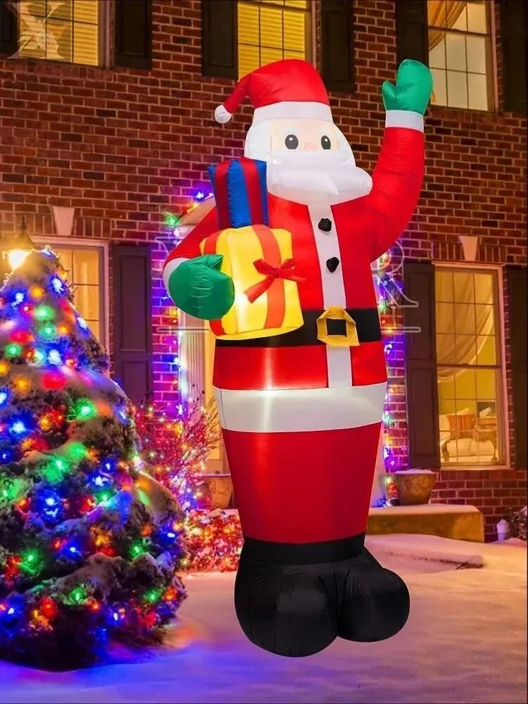 Фигура надувная Дед Мороз 180 см