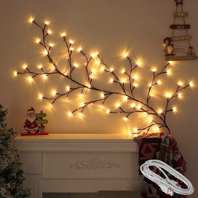 Led string light pvc material indoor decor for bedroom and living room ambiance 160cm usb