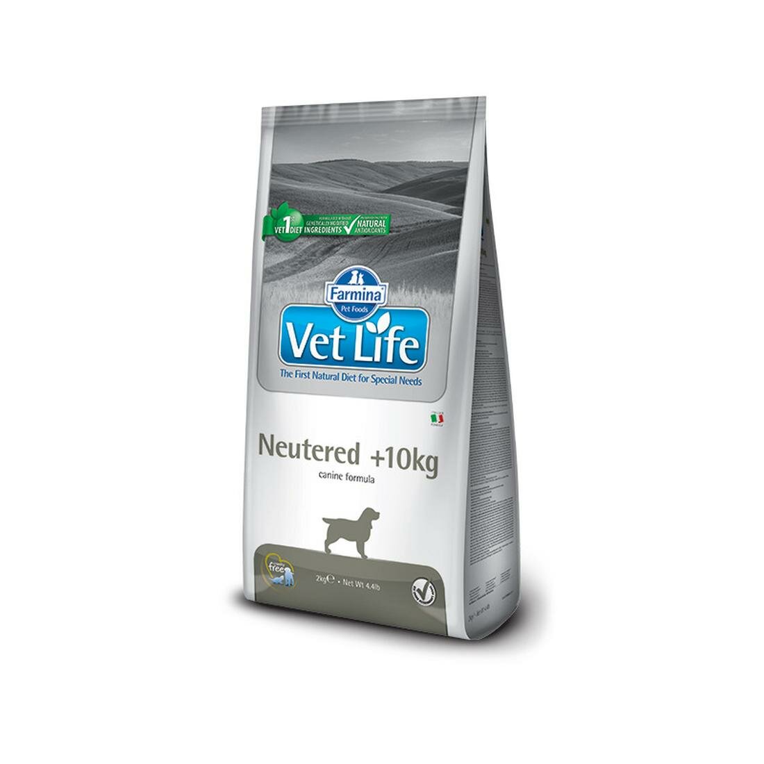 Корм Farmina Vet Life, для стерилизованных, для взрослых собак, 12кг