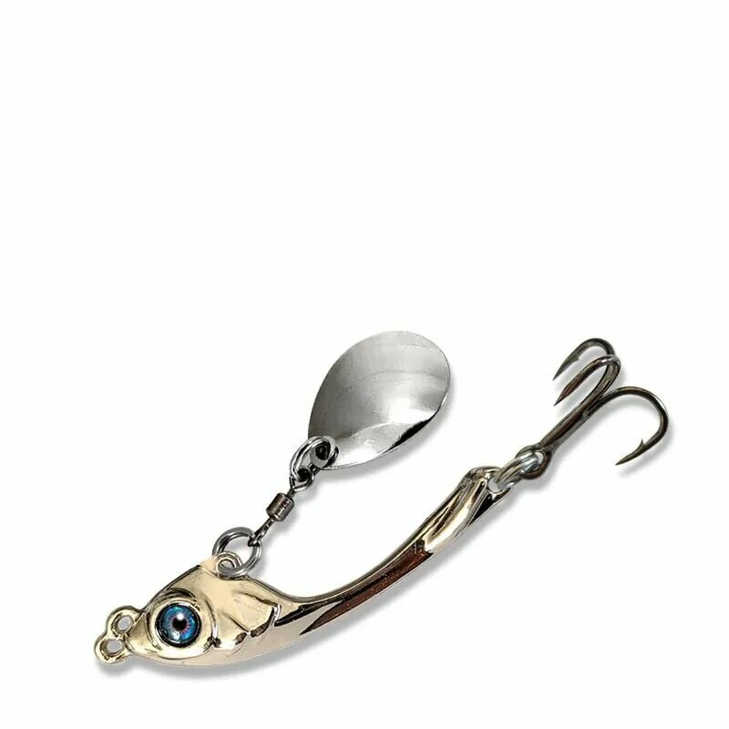 Тейл-спиннер/ VIB приманка (5 гр 4,5 см)/ Блесна вращающаяся/ Тейлспиннер/ Блесна с лепестком