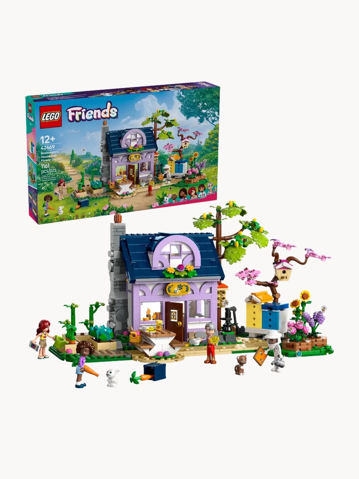 Конструктор LEGO Friends 42669 Дом пчеловода и цветочный сад, 1161 дет.