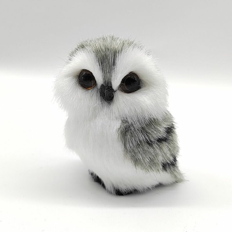 Имитация Сова Фигурка, Плюш игрушка коллекционная декоративная,1 шт