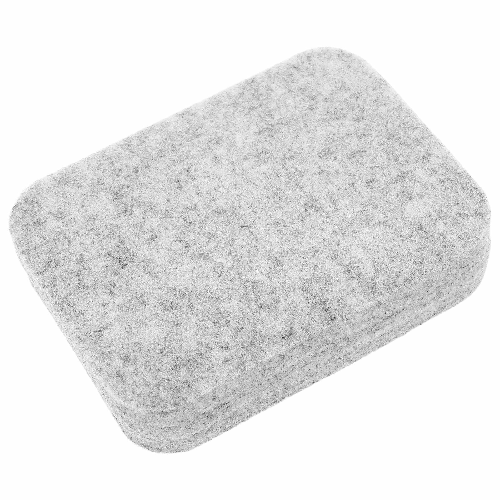 Толстый войлочный коврик для игольного валяния из шерсти, серый противоскользящий коврик для рукоделия удобная рабочая поверхность для точной работы с деталями