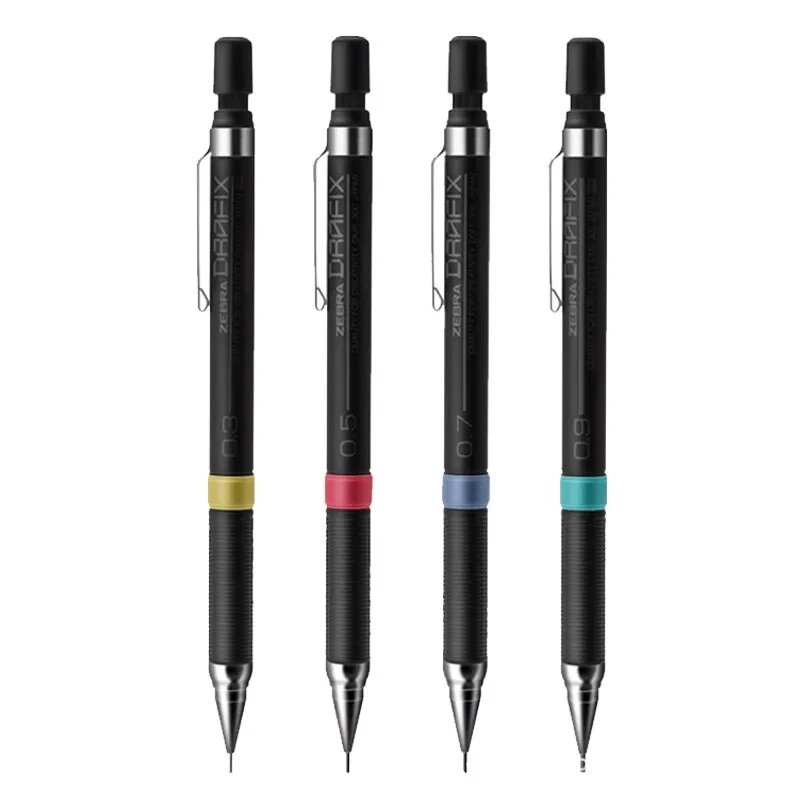 Механический карандаш Zebra DM5-300, 4 цвета, набор