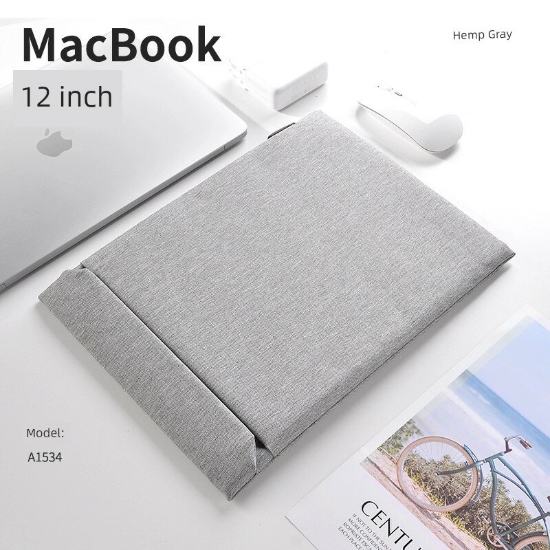 NacCity чехол-сумка для MacBook 12 дюймов, светло-серый, защитный внутренний чехол для старых моделей