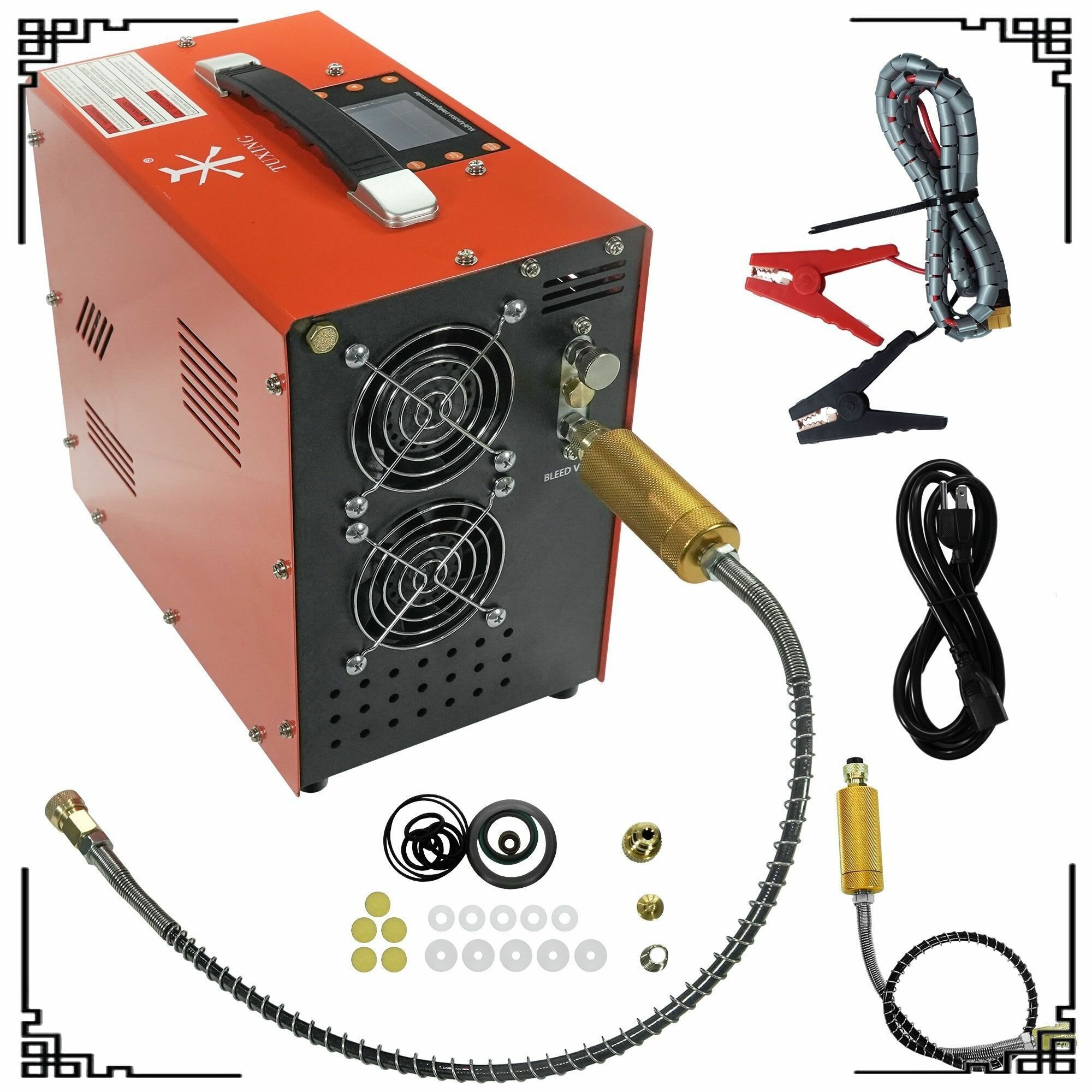 Инновационный PCP компрессор 4500psi 12V 220V с LCD дисплеем