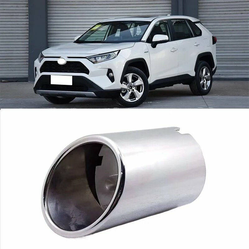 Глушитель, диаметр 56 мм арт. Toyota RAV4 2019 2020 2021 2022 2023 2024