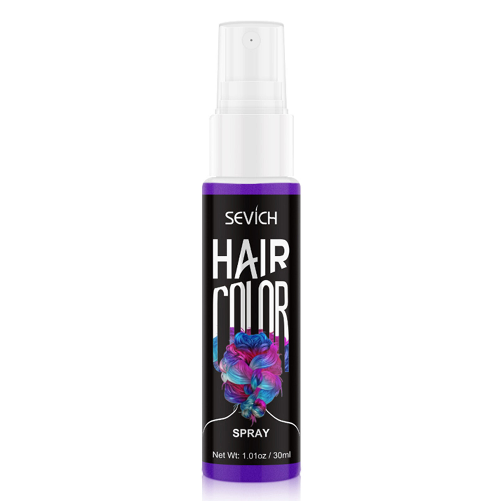 30ml Purple Red White Blue Grey Gold Pink Green Temporary Hair Color Spray Hair Dry Color Hair Styling Makeup 1 Piece