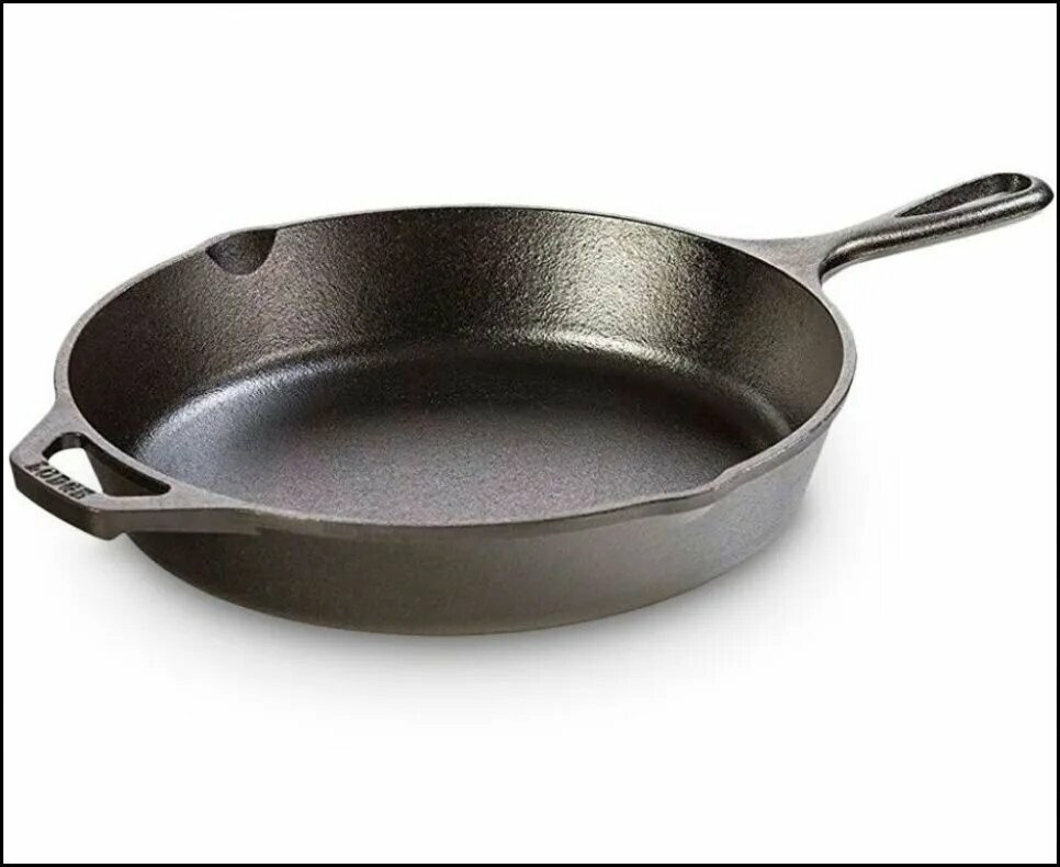 Сковорода lodge, 26 см, без крышки, с фиксированной ручкой