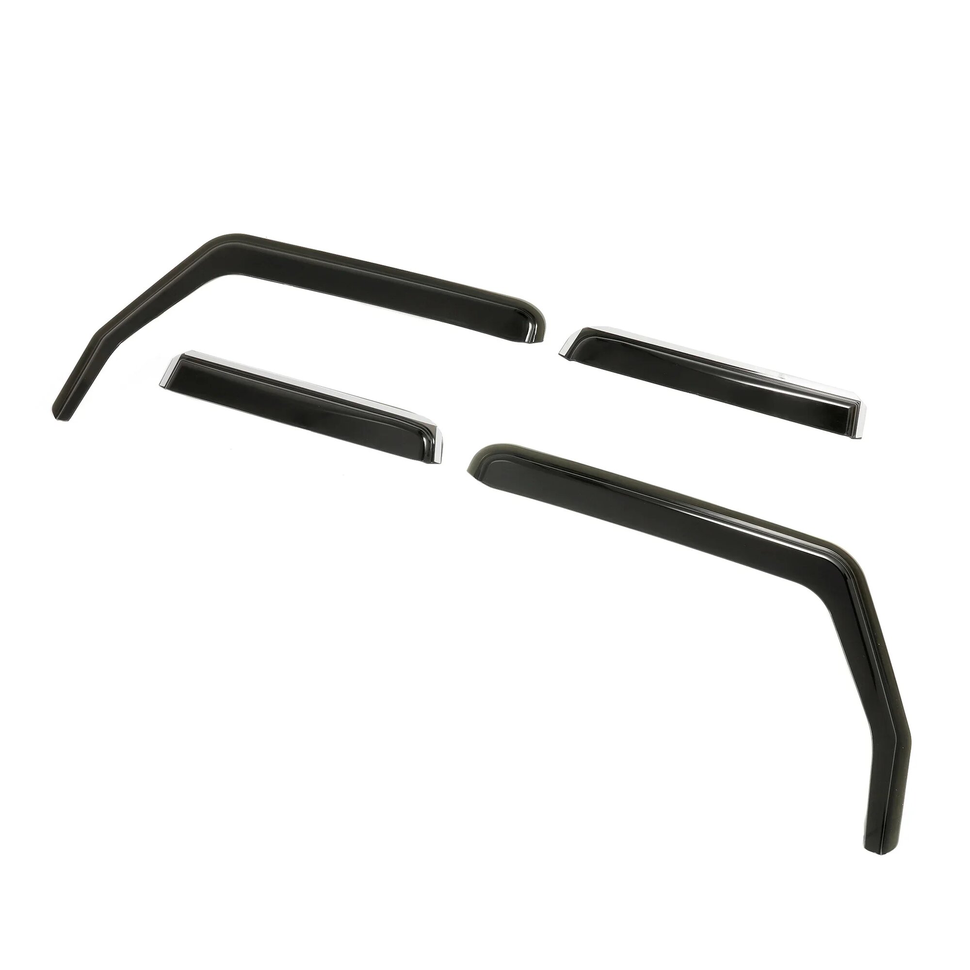 4 шт, дефлекторы окон автомобиля, вентиляционные козырьки, защита от солнца и ветра и дождя для Jeep Wrangler JL Unlimited 18-20 JK 07-18 for jl 18-20 4door