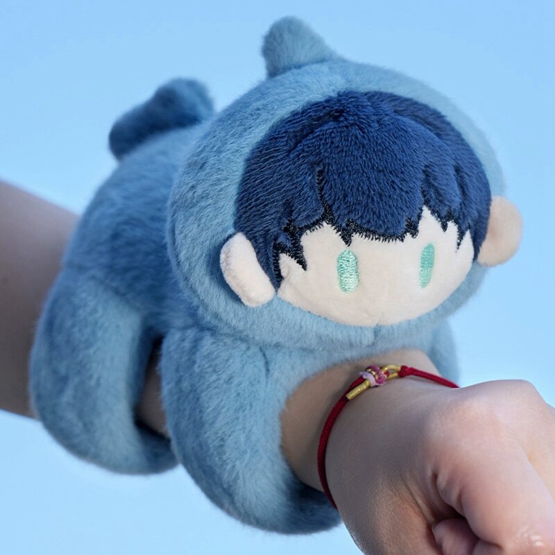 26 см Плюшевый Браслет Голубая Птица Аниме с Гибкими Ногами, Мягкая Игрушка для Детей, Милый Подарок