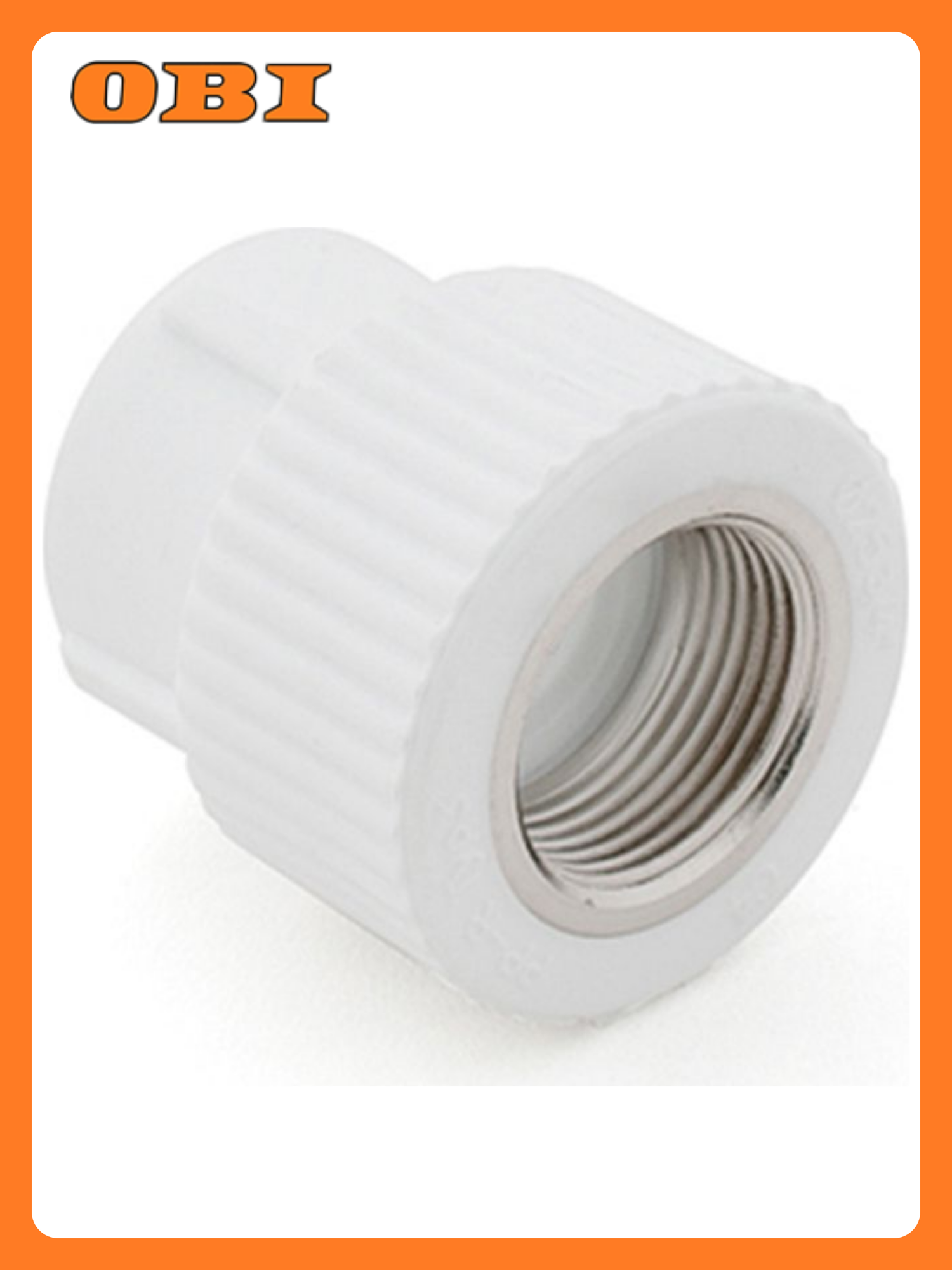 Муфта комбинированная PPR внутренняя резьба 20х1/2, белый, RTP