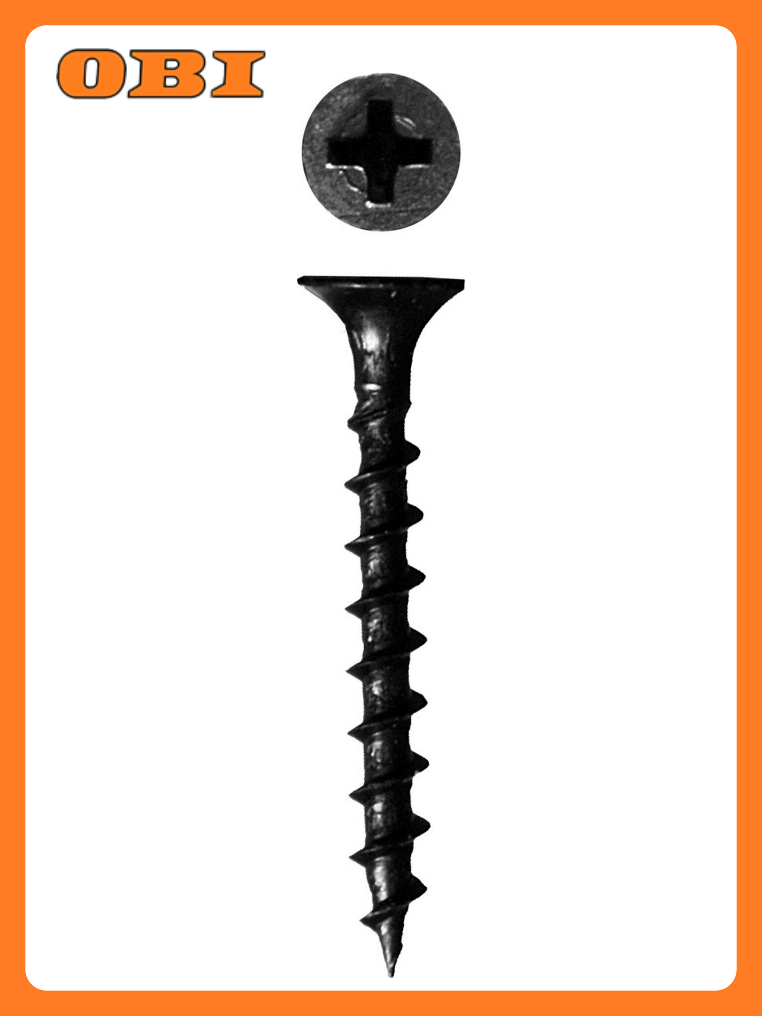 Саморезы Tech-KREP, для гипсокартона и дерева, 4,8x150мм, 2шт, крестообразные, черные