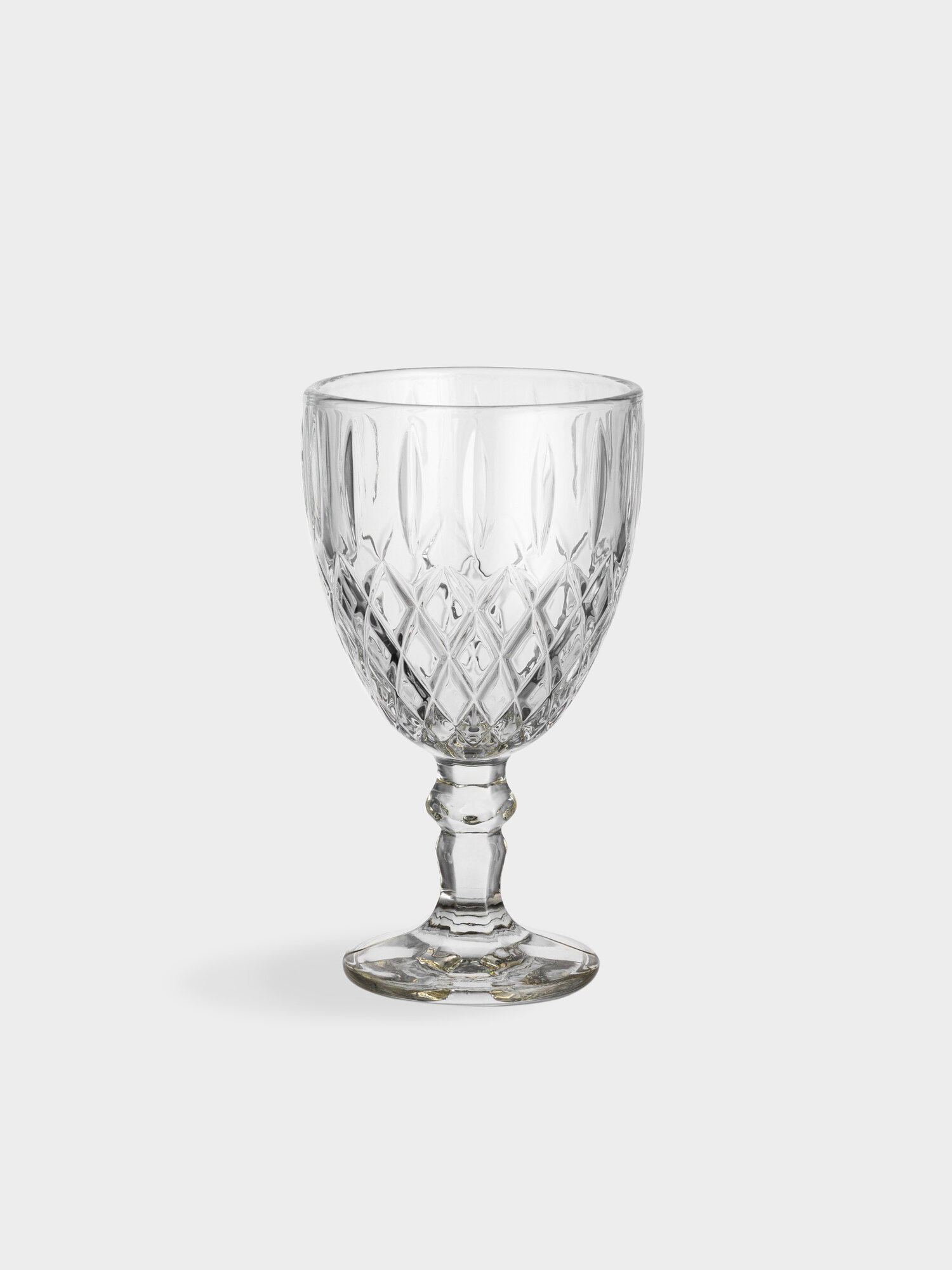 Бокал-кубок для вина Rhomb gradient, 300 мл, стекло Р, желтый градиент