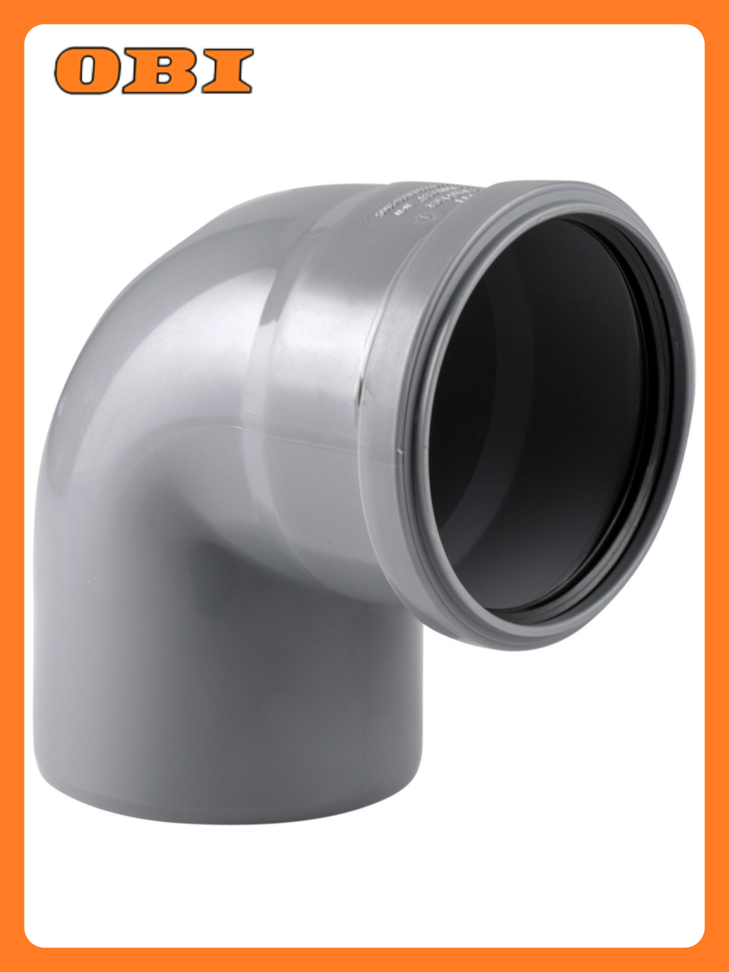 Отвод ВК ПП 110х87, серый, RTP