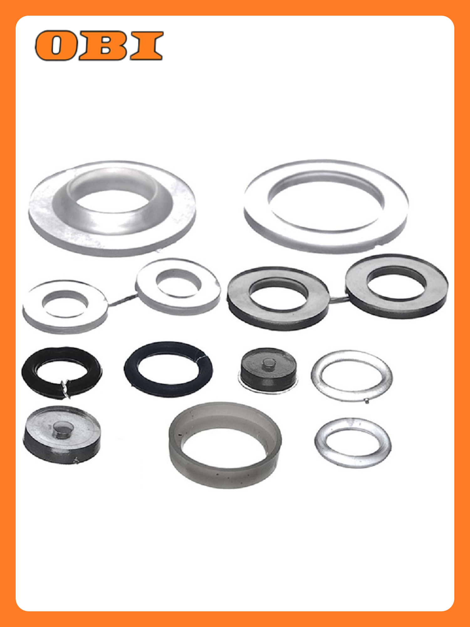 Набор прокладок для смесителя MasterProf силикон 13 шт