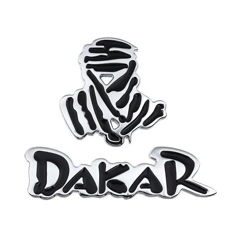 Автомобильные 3D металлические значки багажника, кузова, окна, боковая декоративная наклейка DAKAR для Jeep Renegade Compass Grand Cherokee Wrangler Patriot B