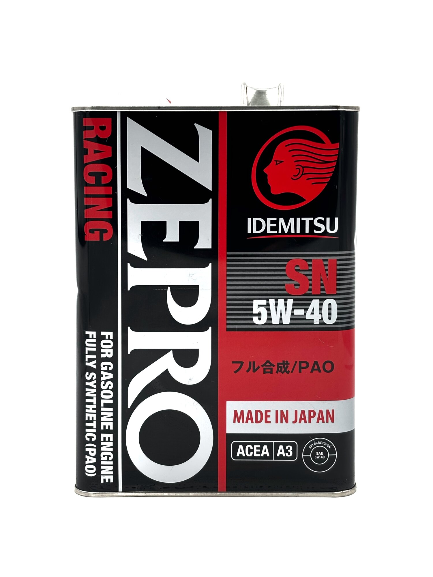 Масло моторное Idemitsu Zepro Racing 5W-40,4 литра, синтетическое