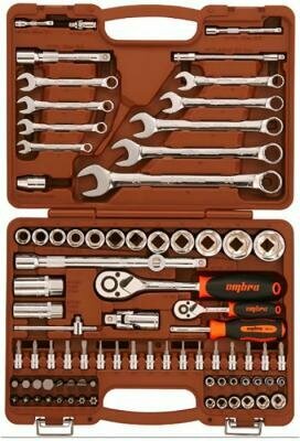 OMT82S Набор инструмента универсальный 1/4", 1/2"DR, 82 предмета, шт
