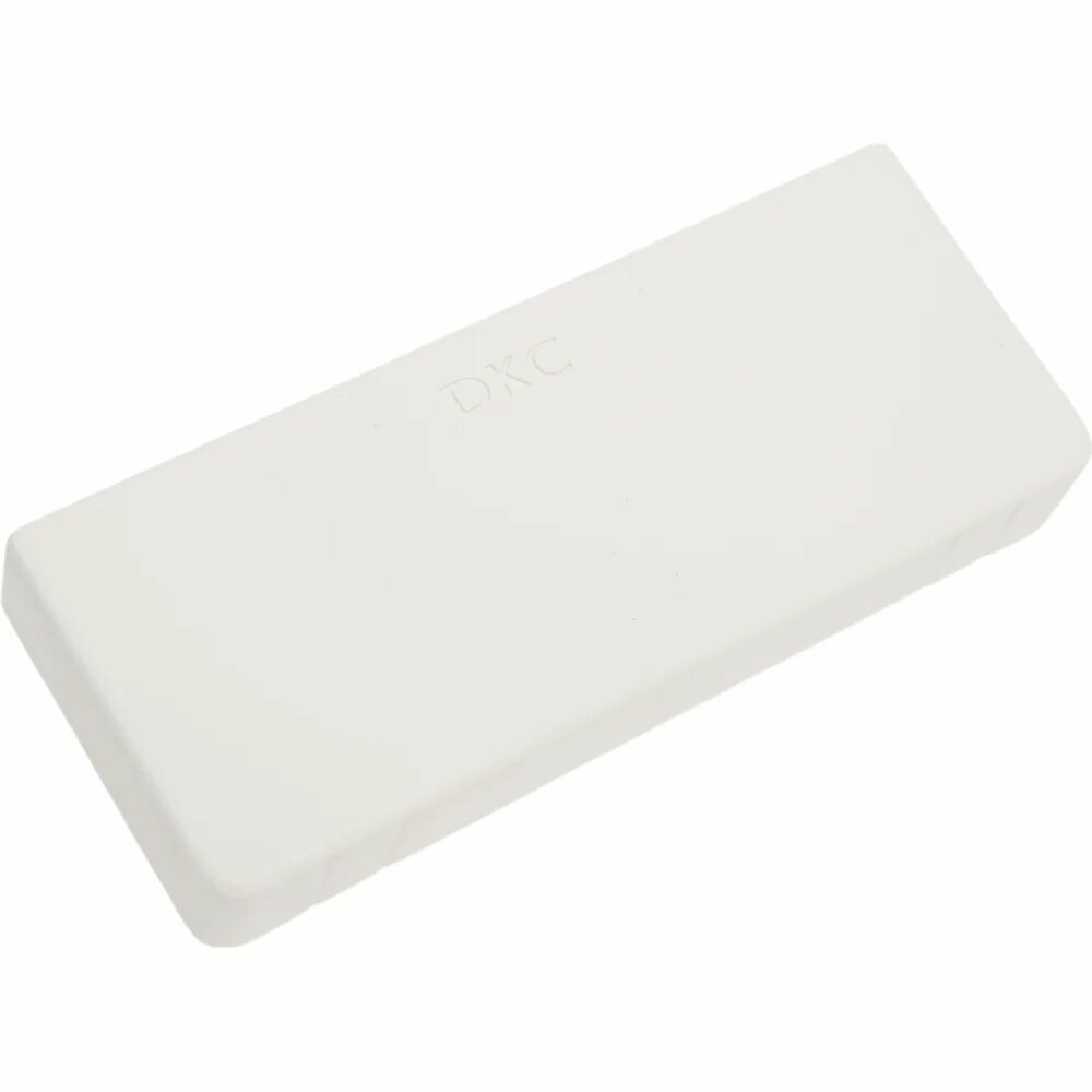 Заглушка DKC LAN 100x40 00873DIY пластиковая, белый цвет, защита IP40, климатическое исполнение УХЛ4, для кабель‑канала — фото 1