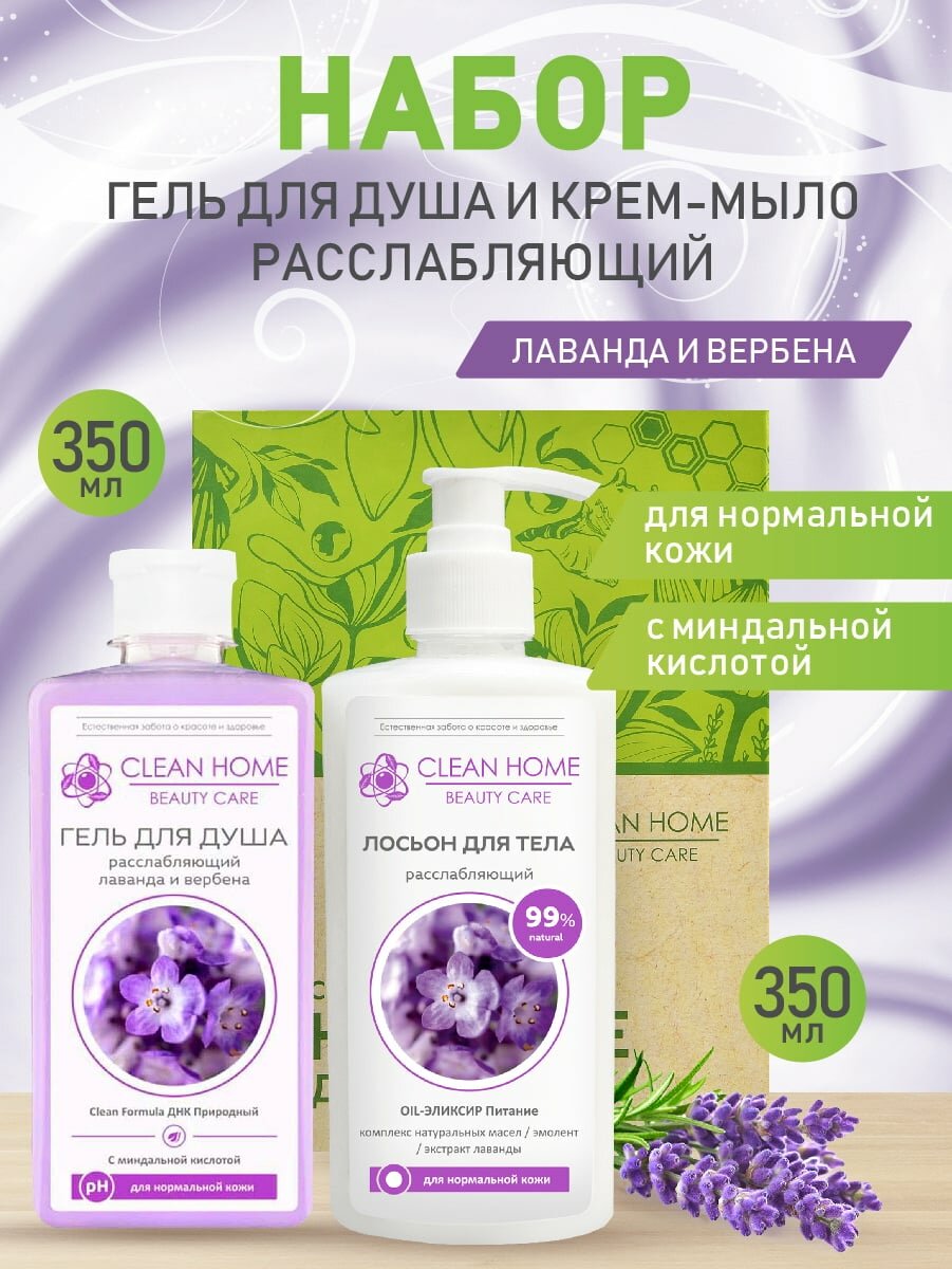 CLEAN HOME BEAUTY CARE набор уходовых средств в подарочной коробке 4606531206919