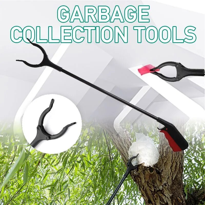 Активный захват для предметов ручной / палка хваталка для пожилых людей / щипцы для снятия бахил 55-см