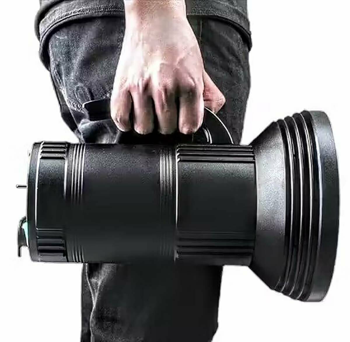 Поисковый фонарь прожектор - многофункциональный лазерный фонарь до 25000 люмен 8800м