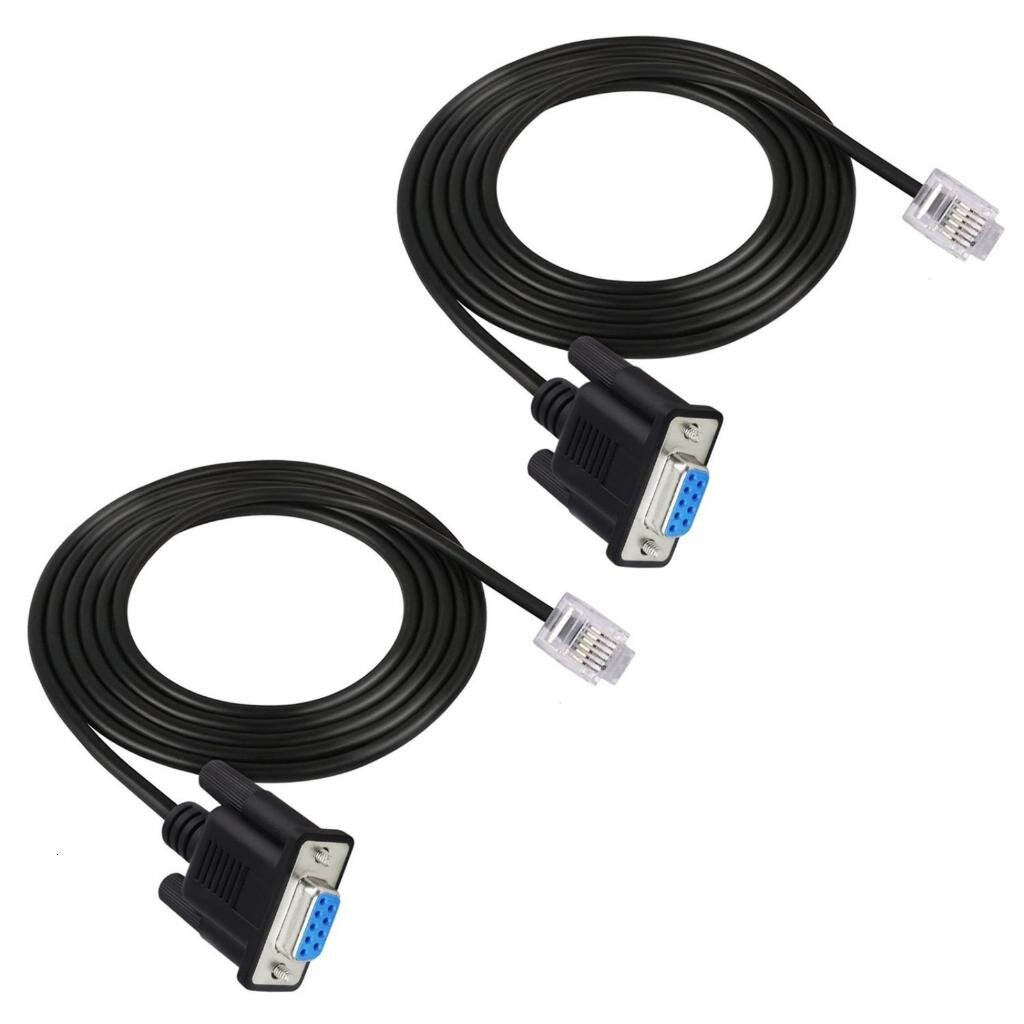 Защищенный коммуникационный кабель Female-RJ11 12 6P6C, 2шт