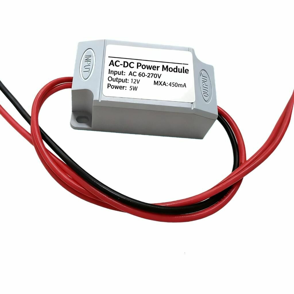Трансформатор 12V450mA5W понижающего модуля освещения светодиодного привода переменного тока постоянного