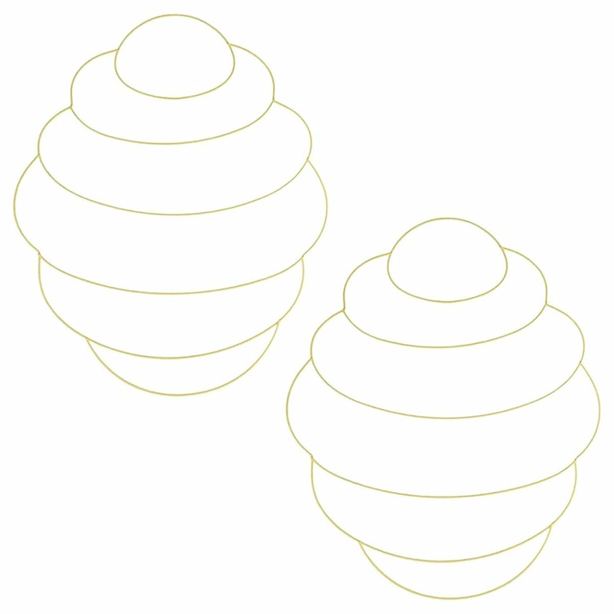 Каркас для венка из пчелиной проволоки, весеннее и летнее украшение крыльца патио