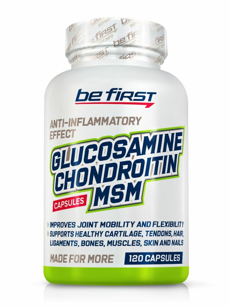 Be First Glucosamine+Chondroitin+MSM 120 капс.