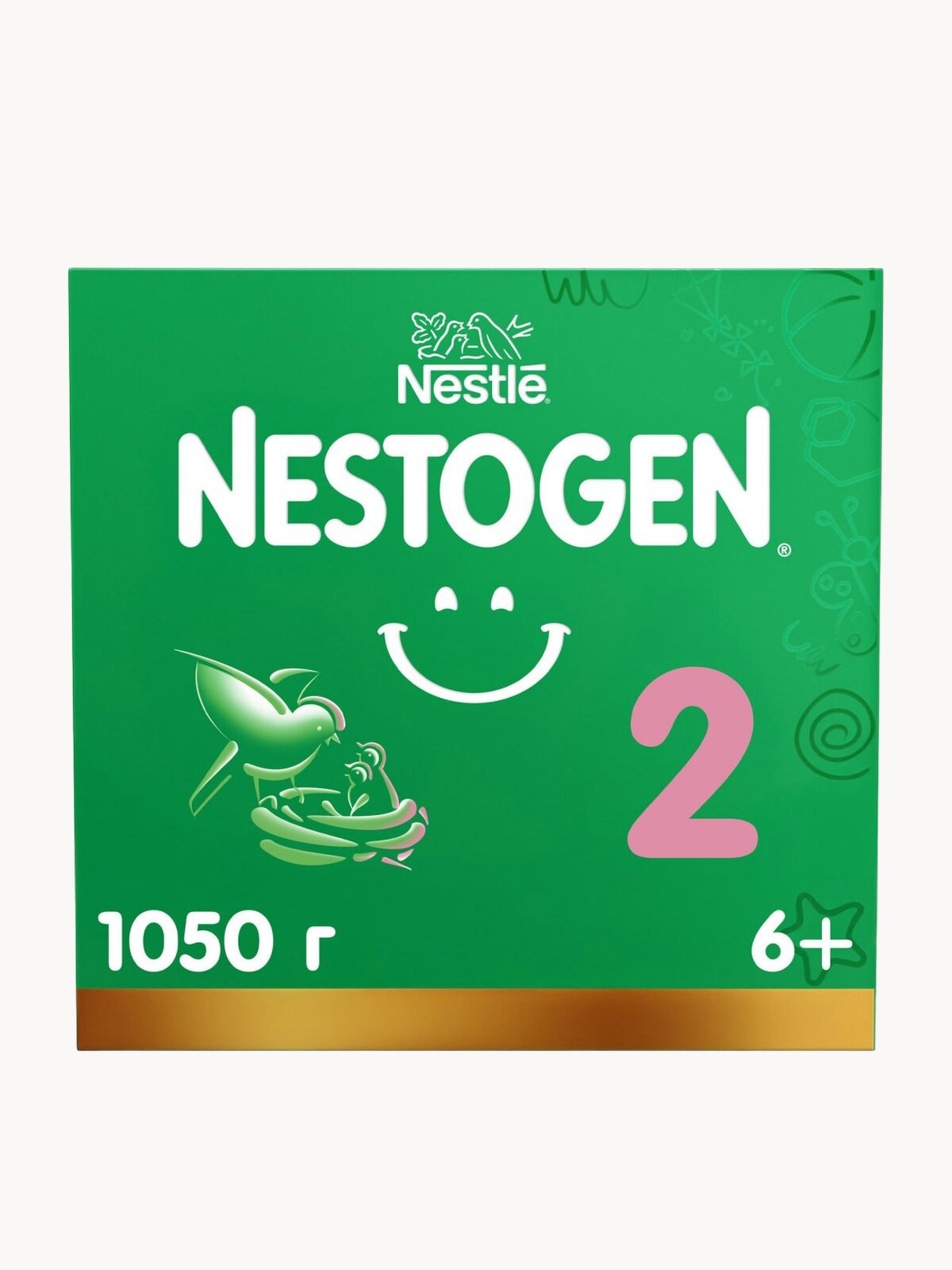 Смесь Nestogen (Nestlé) 2 Premium для регулярного мягкого стула, с 6 месяцев, 1050 г